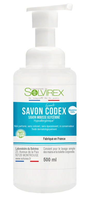 Savon Formule Codex – Laboratoire du Solvirex